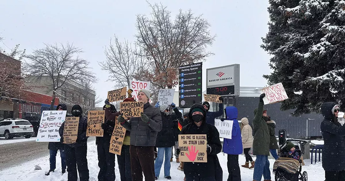 Bend Residents Protest Trump Policies | The Source Weekly - Bend, Oregon